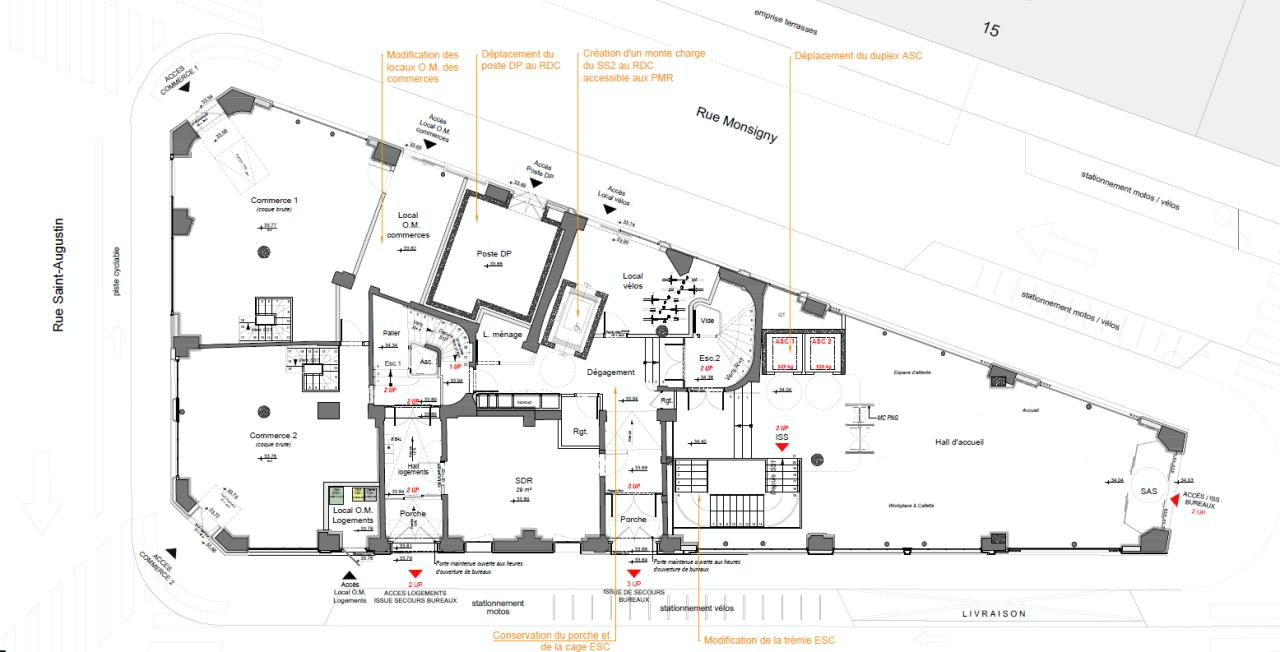 Bureau 2 197 m² à louer Paris 75002 - Location de bureau 75 ...